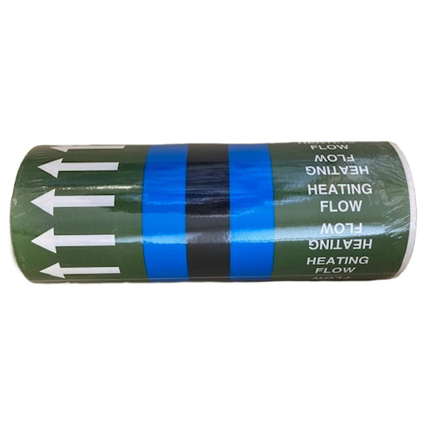 Heating Flow Pipe Marking Tape - First Safety Signs