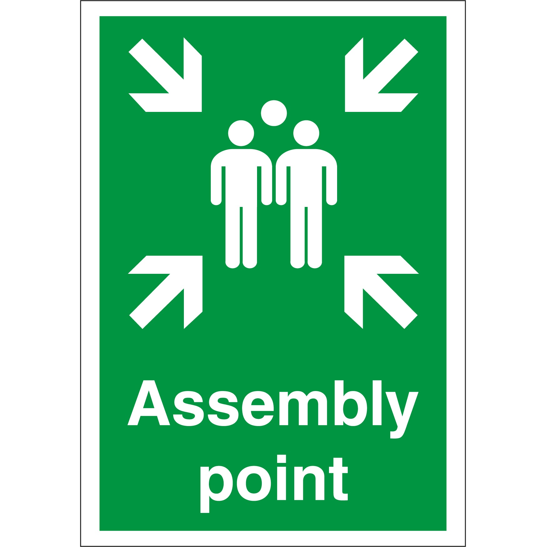 Assembly Point Sign | First Safety Sign - First Safety Signs