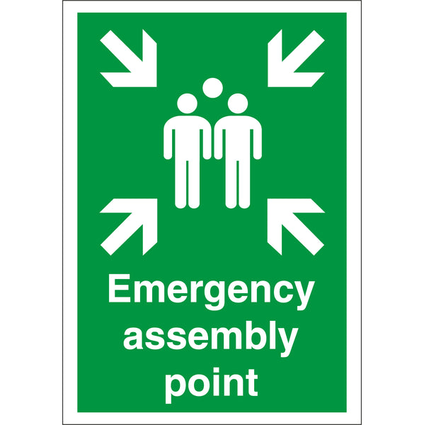 Emergency Assembly Point Sign | First Safety Signs - First Safety Signs