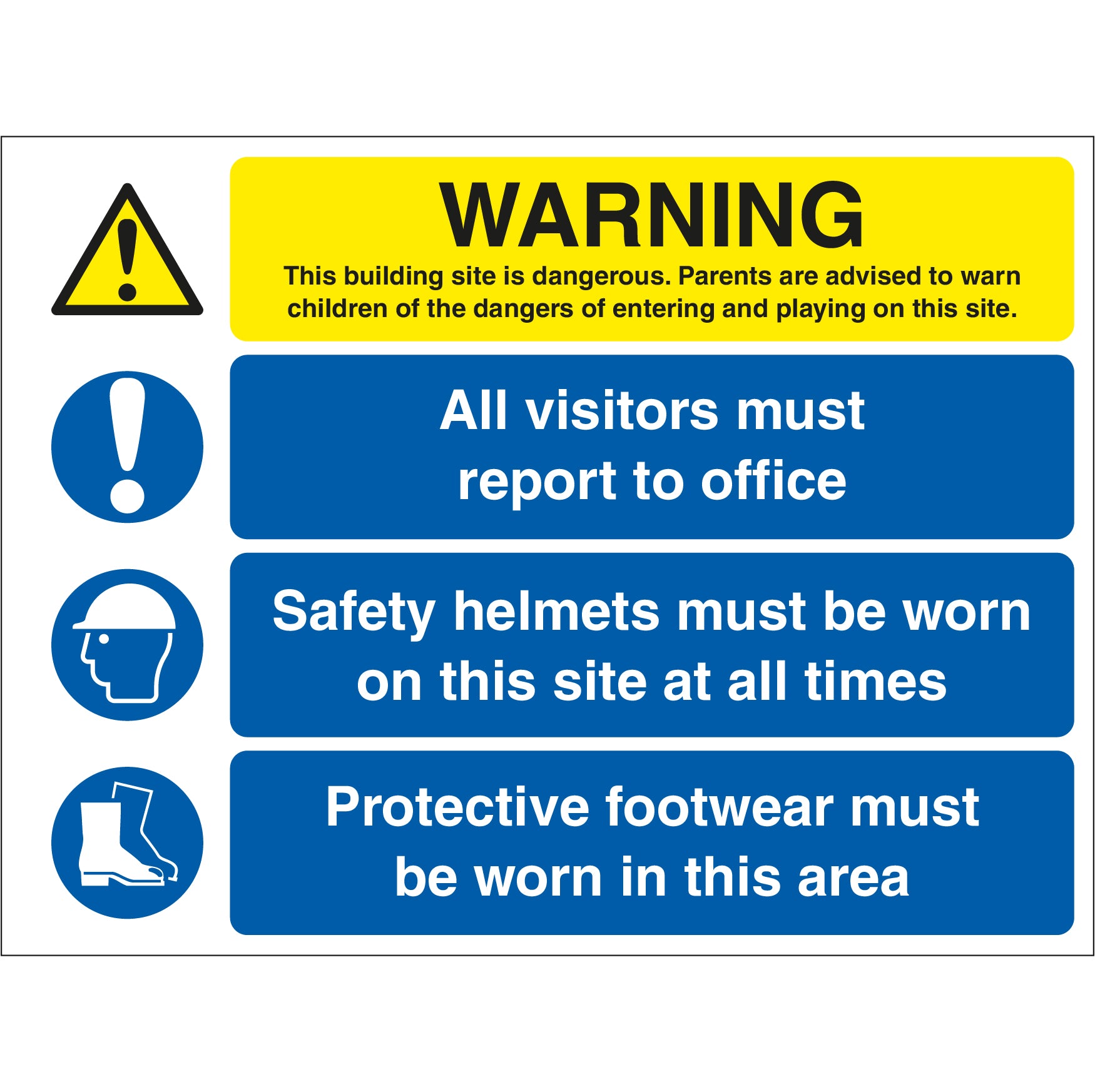 Site Safety Board - First Safety Signs