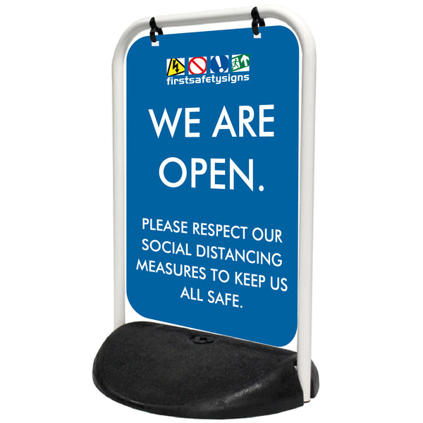 Swing Sign With Aluminium Panel - First Safety Signs - First Safety Signs