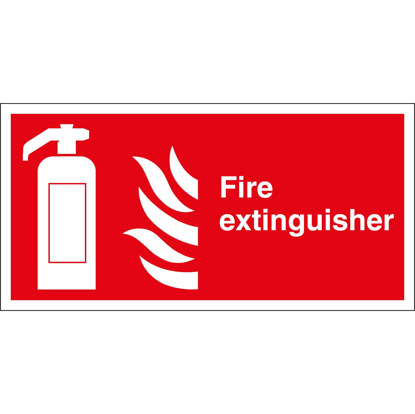 Fire Extinguisher Sign Landscape | First Safety Signs - First Safety Signs