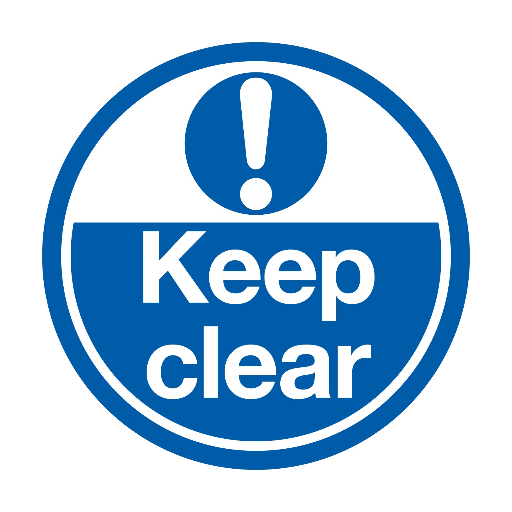 Keep Clear Non-Slip Floor Sign - First Safety Signs