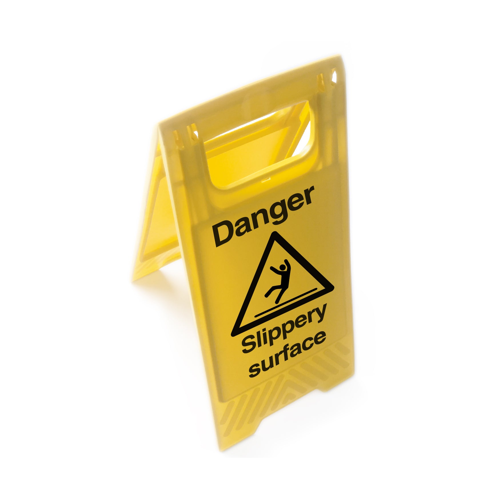 Danger Slippery Surface Yellow Standing Floor Sign - First Safety Signs