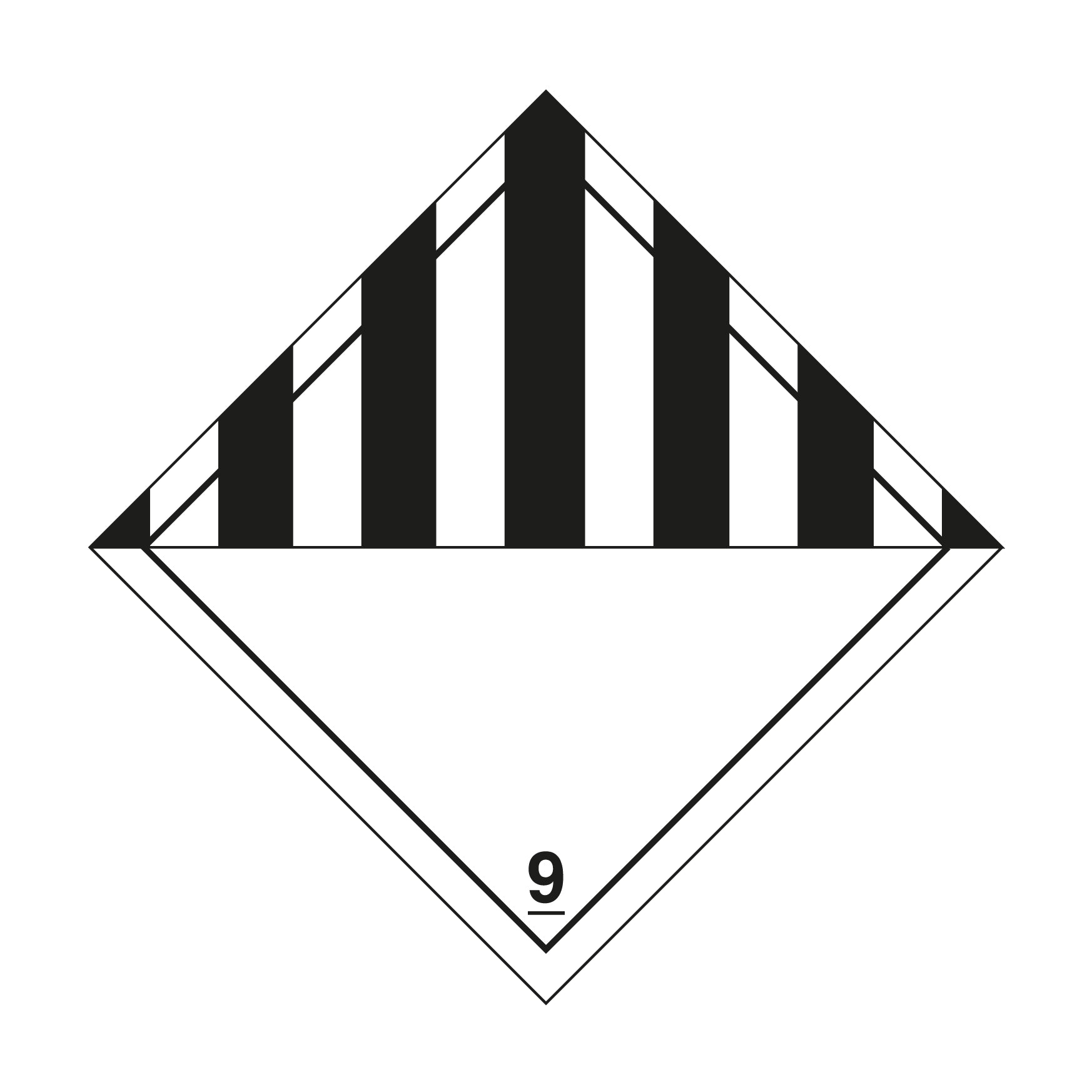 Class 9 Miscellaneous Hazard Warning Diamond - First Safety Signs