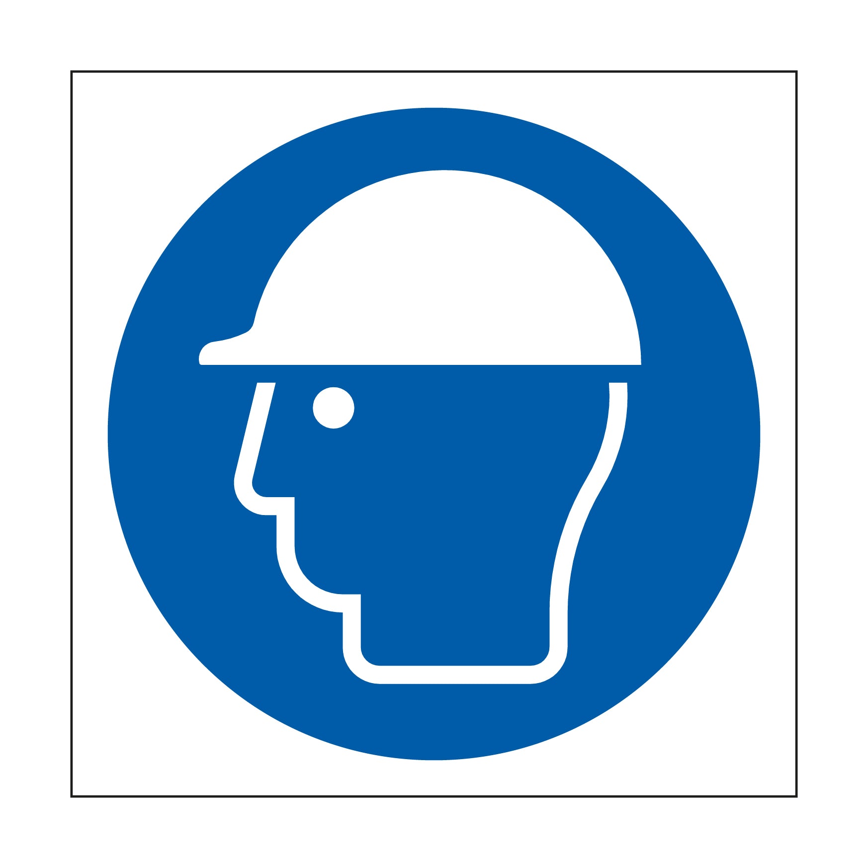 Hard Hat Symbol Sign | First Safety Signs - First Safety Signs