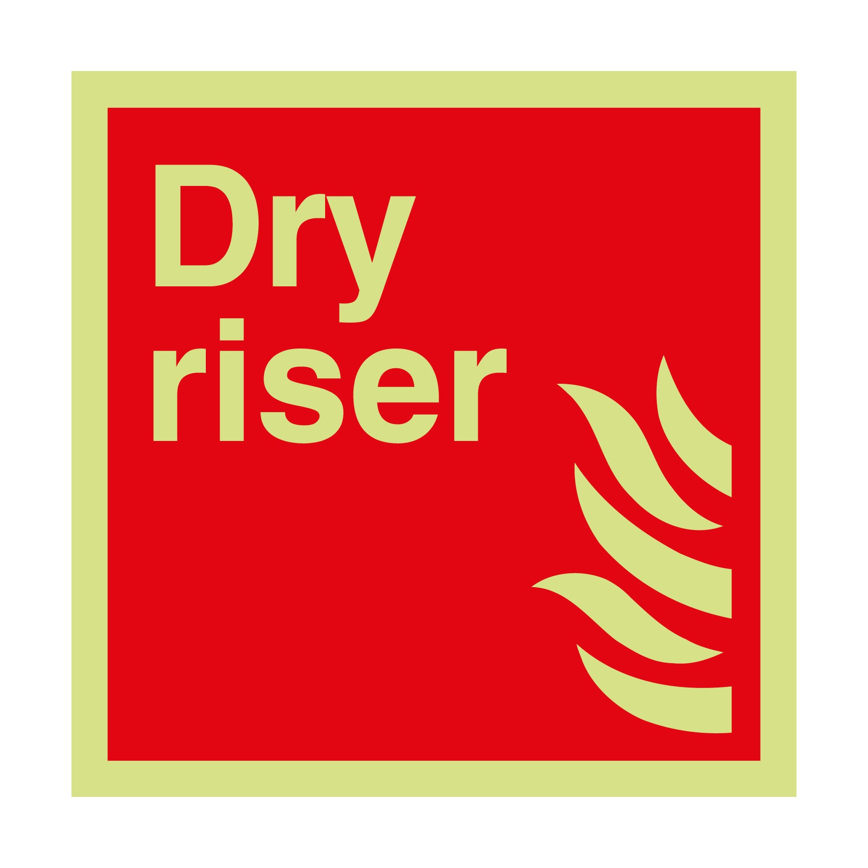 Dry Riser Sign | Fire Safety Signs | First Safety Signs - First Safety ...