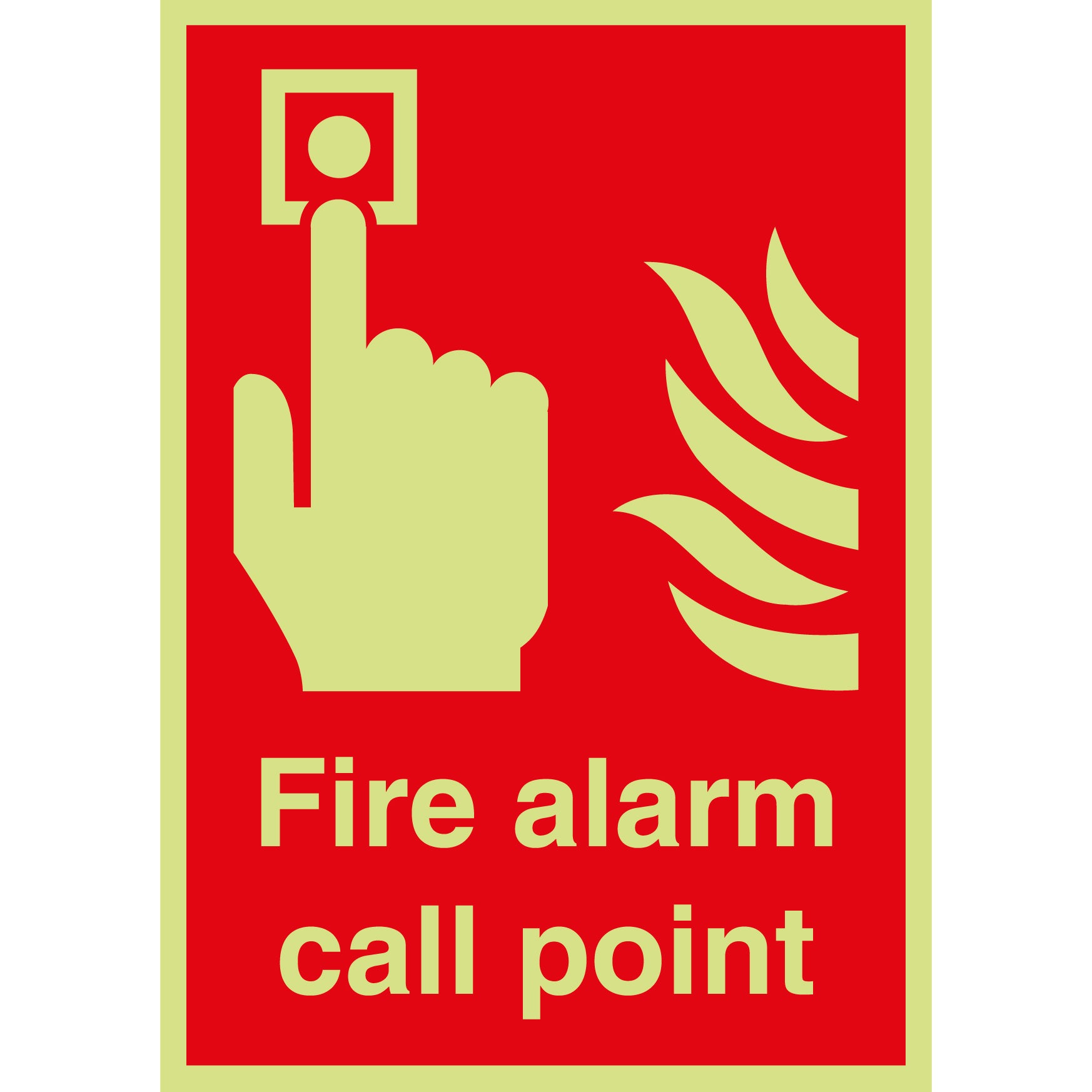Fire Alarm Call Point Sign | First Safety Signs - First Safety Signs
