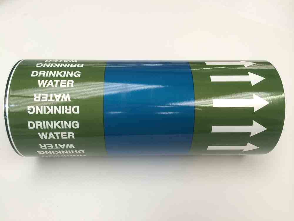Drinking Water Pipe Marking Tape - First Safety Signs