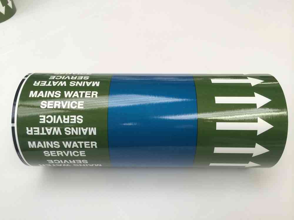 Mains Water Service Pipe Marking Tape - First Safety Signs