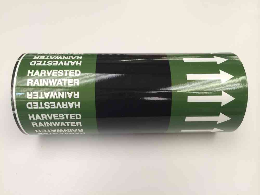 Harvested Rainwater Pipe Marking Tape - First Safety Signs