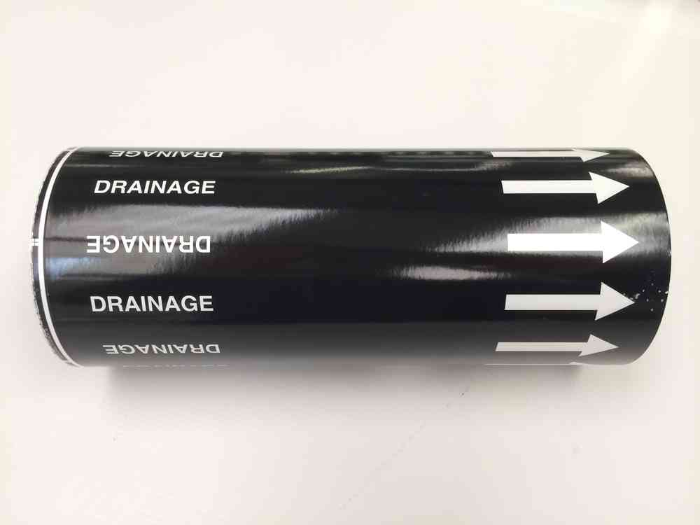 Drainage Pipe Marking Tape - First Safety Signs