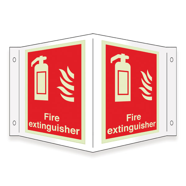 Fire Extinguisher Projecting Sign - First Safety Signs