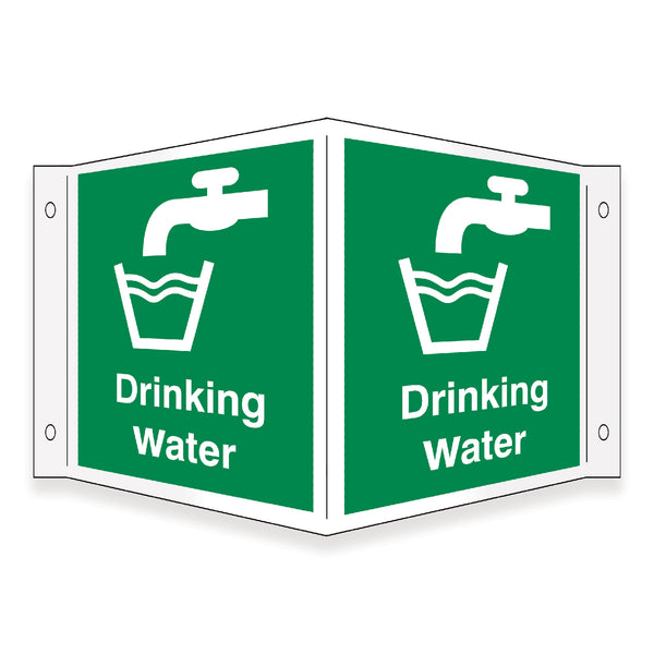 Drinking Water Projecting Sign - First Safety Signs