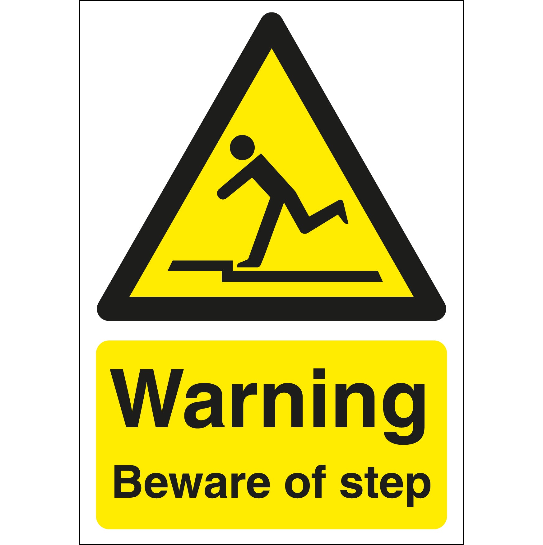 Warning Beware Of Step Signs - First Safety Signs