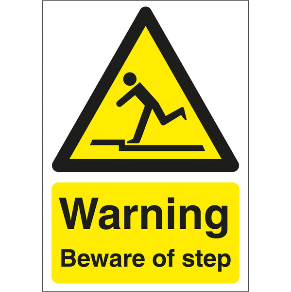 Warning Beware Of Step Signs - First Safety Signs