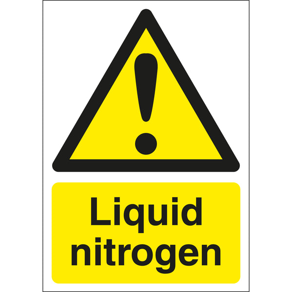 Liquid Nitrogen Signs - First Safety Signs