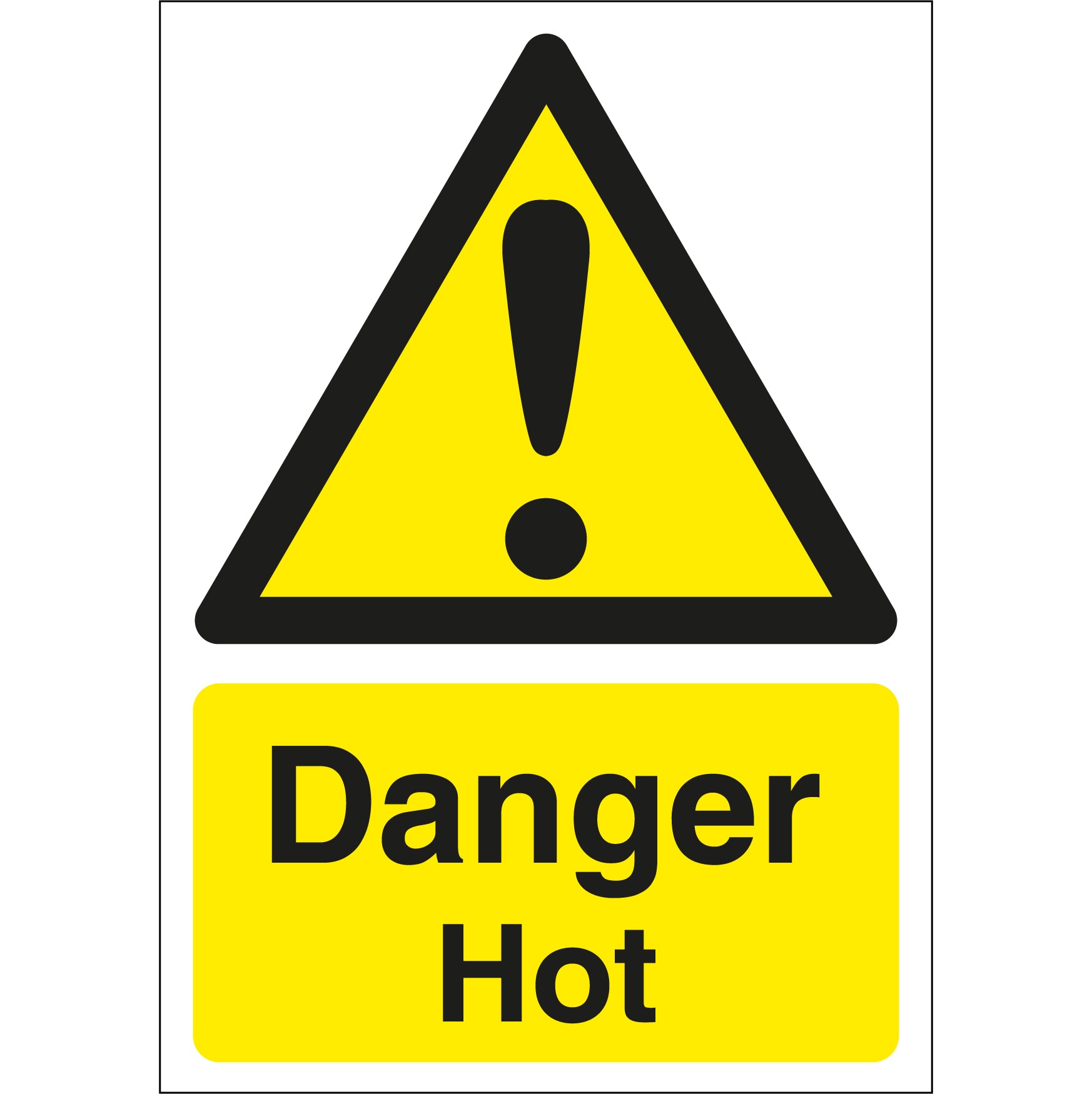 Danger Hot Signs | First Safety Signs - First Safety Signs