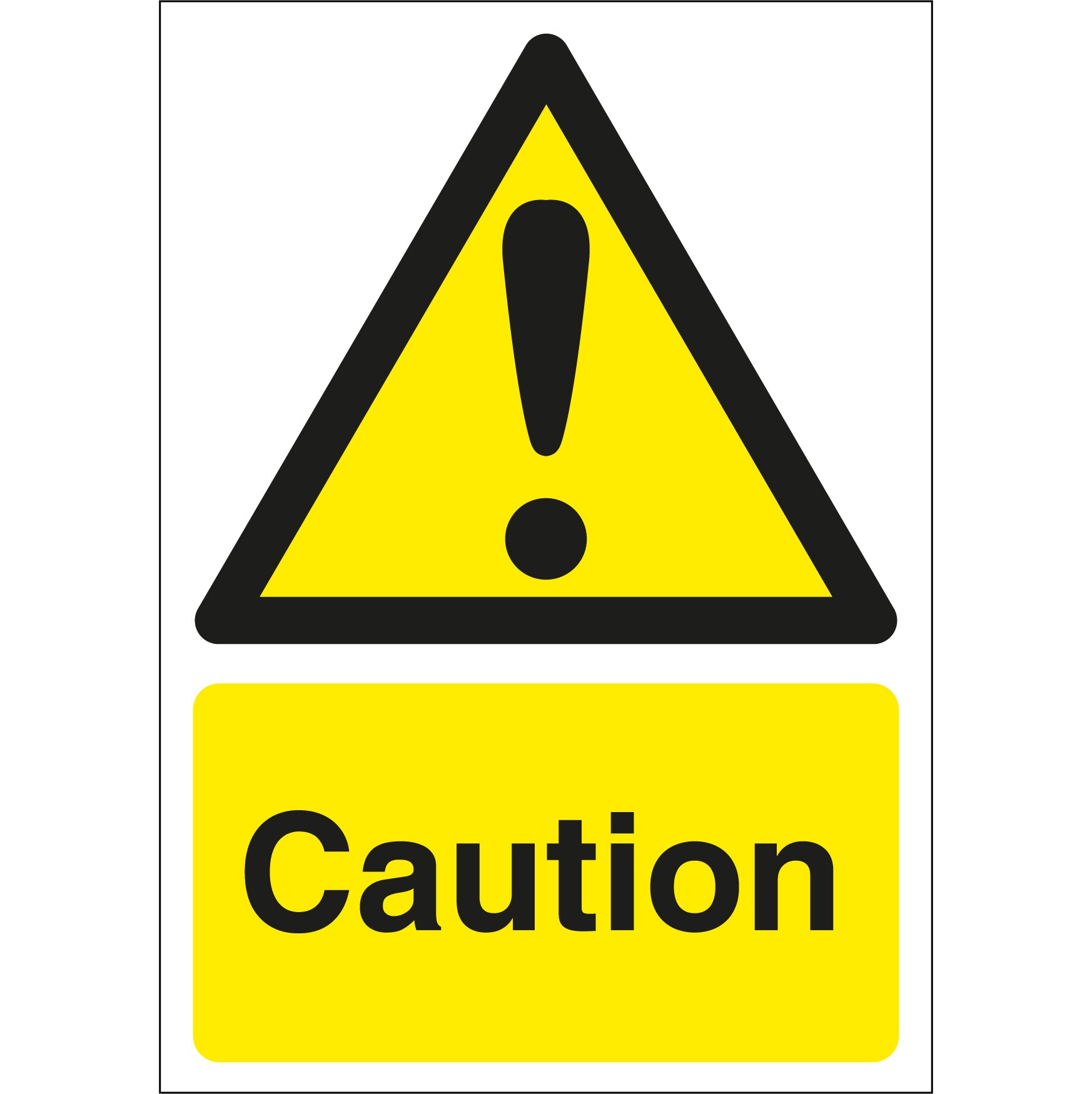 Caution Sign | First Safety Signs - First Safety Signs